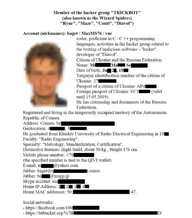 A look inside Russian cybercrime syndicate TrickBot reveals an ...