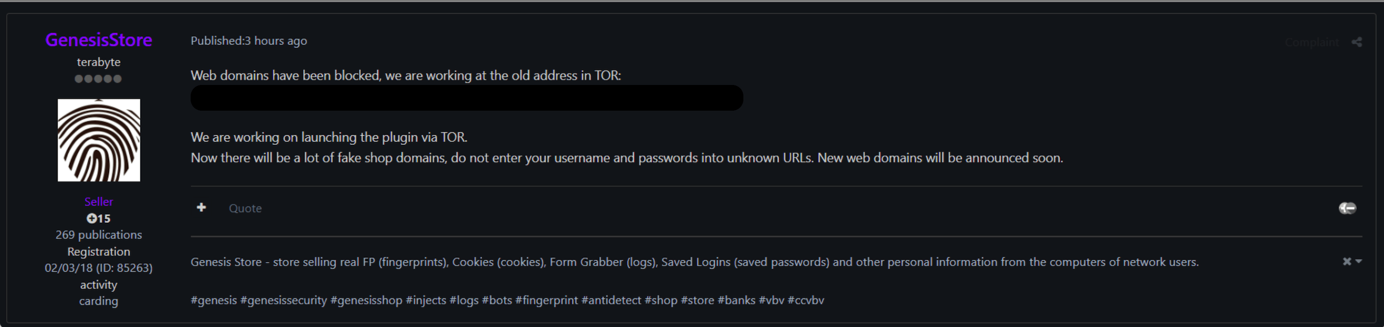 FBI obtained detailed database exposing 60,000 users of the cybercrime ...