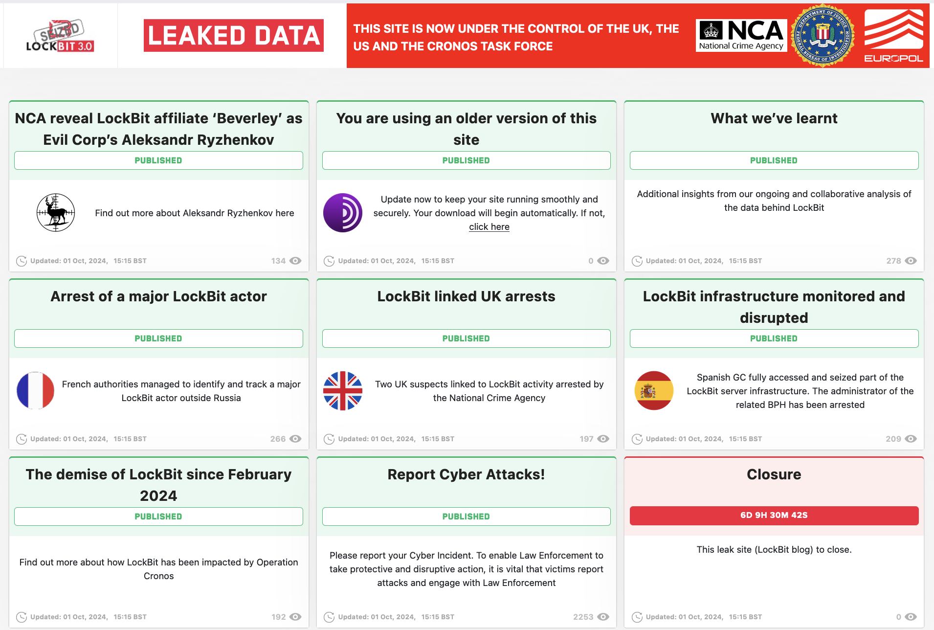 Multinational police effort hits sections of Lockbit ransomware ...